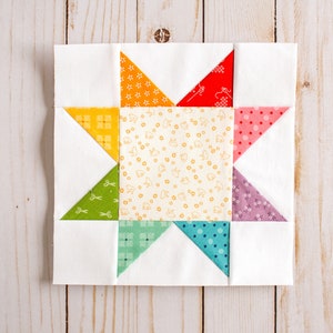 Sawtooth Star Foundation Paper Piecing Pattern, FPP, Quilt Block ...