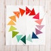 Triangles in a Circle Quilt Block, Foundation Paper Piecing Pattern ...