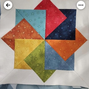 Card Trick 6 Sizes Quilt Block Pattern: Foundation Paper Piecing ...