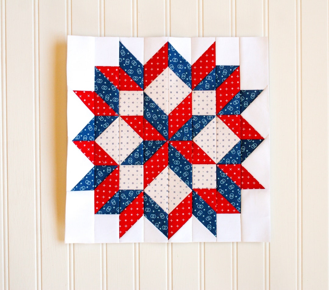 Heritage Star, Quilt Block, Foundation Paper Pieced, Carpenter, FPP ...