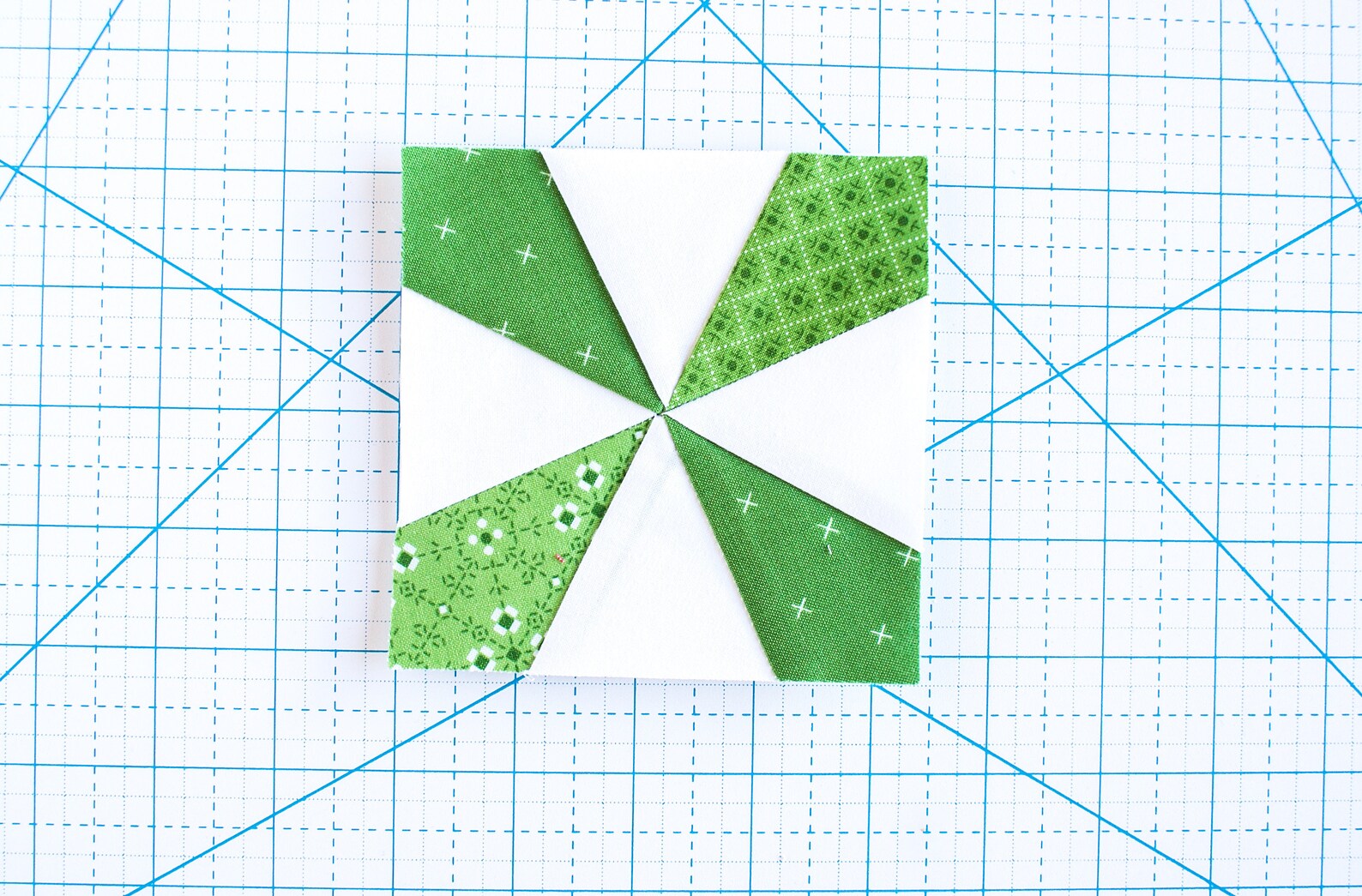 Windmill Foundation Paper Piecing Pattern, FPP, Kaleidoscope, 3-inch, 4 ...