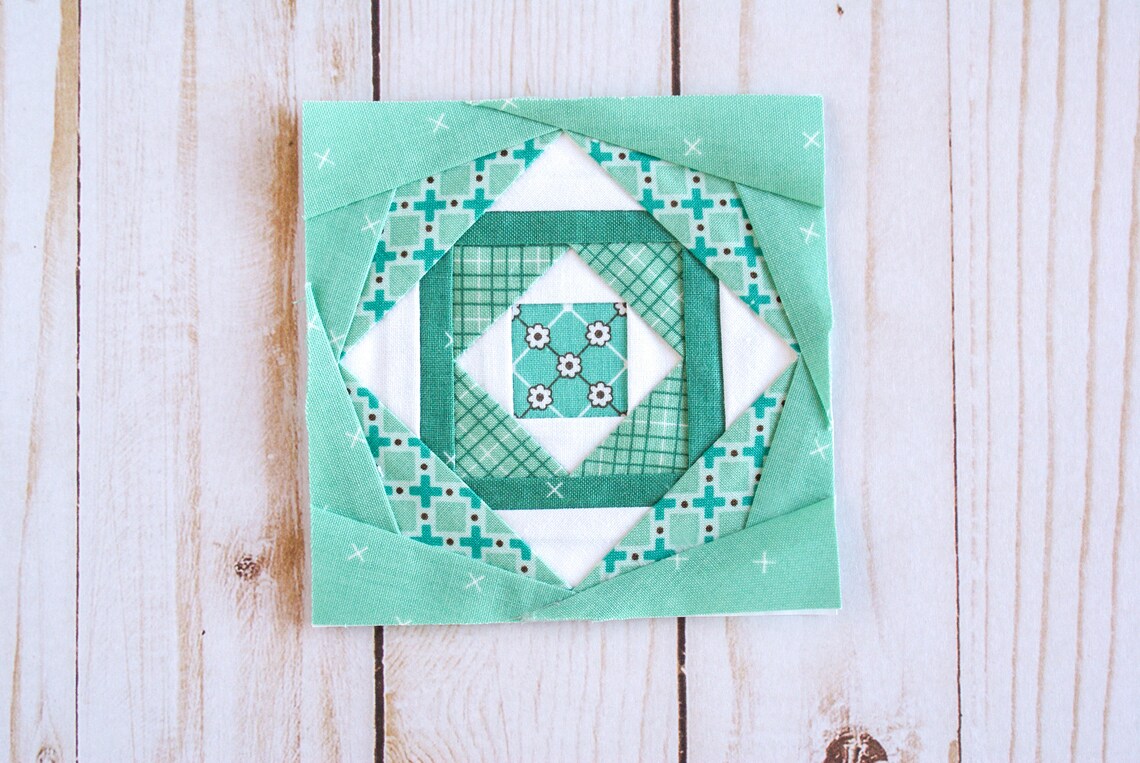Pineapple Twist Foundation Paper Piecing Pattern, PDF, FPP, Quilt Block ...