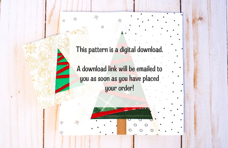 Christmas Tree FPP Foundation Paper Piecing Pattern Quilt - Etsy