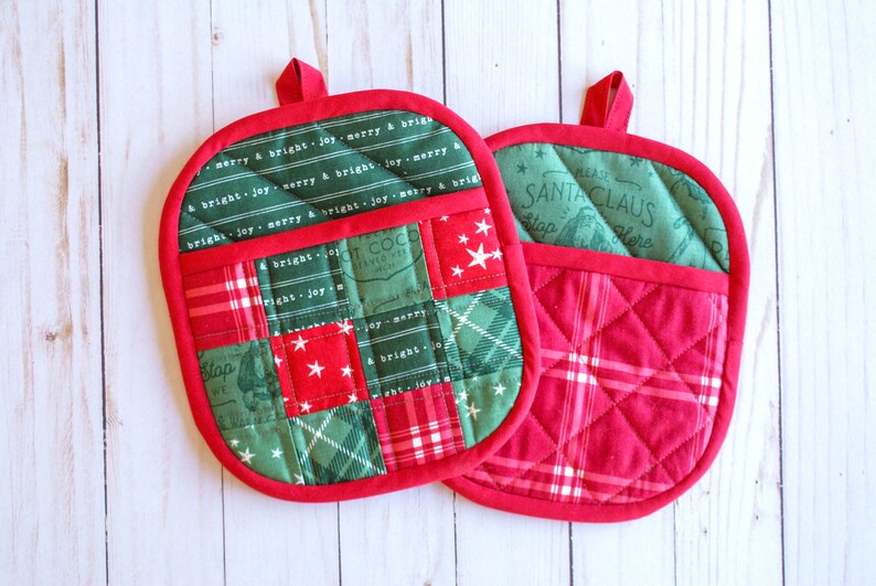 Quilted Potholder Pattern Gift Idea PDF File DIY Handmade - Etsy