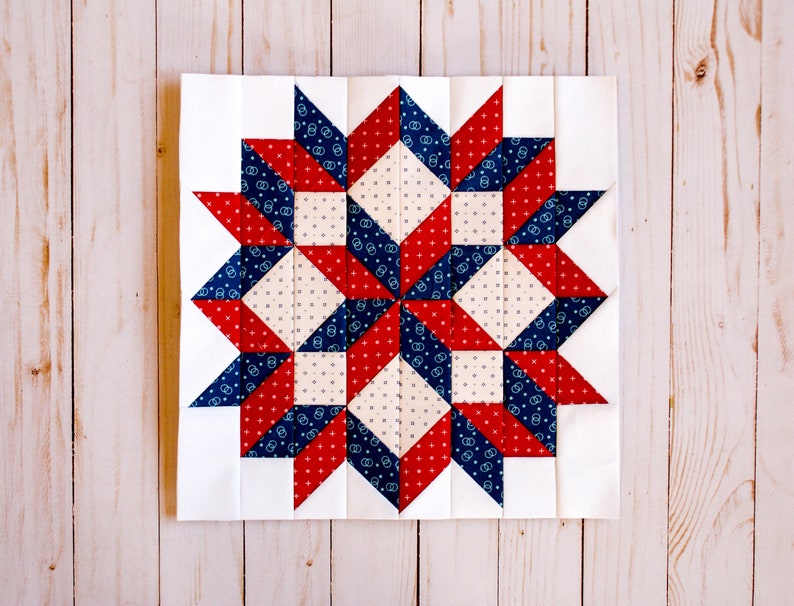 Heritage Star, Quilt Block, Foundation Paper Pieced, Carpenter, FPP ...