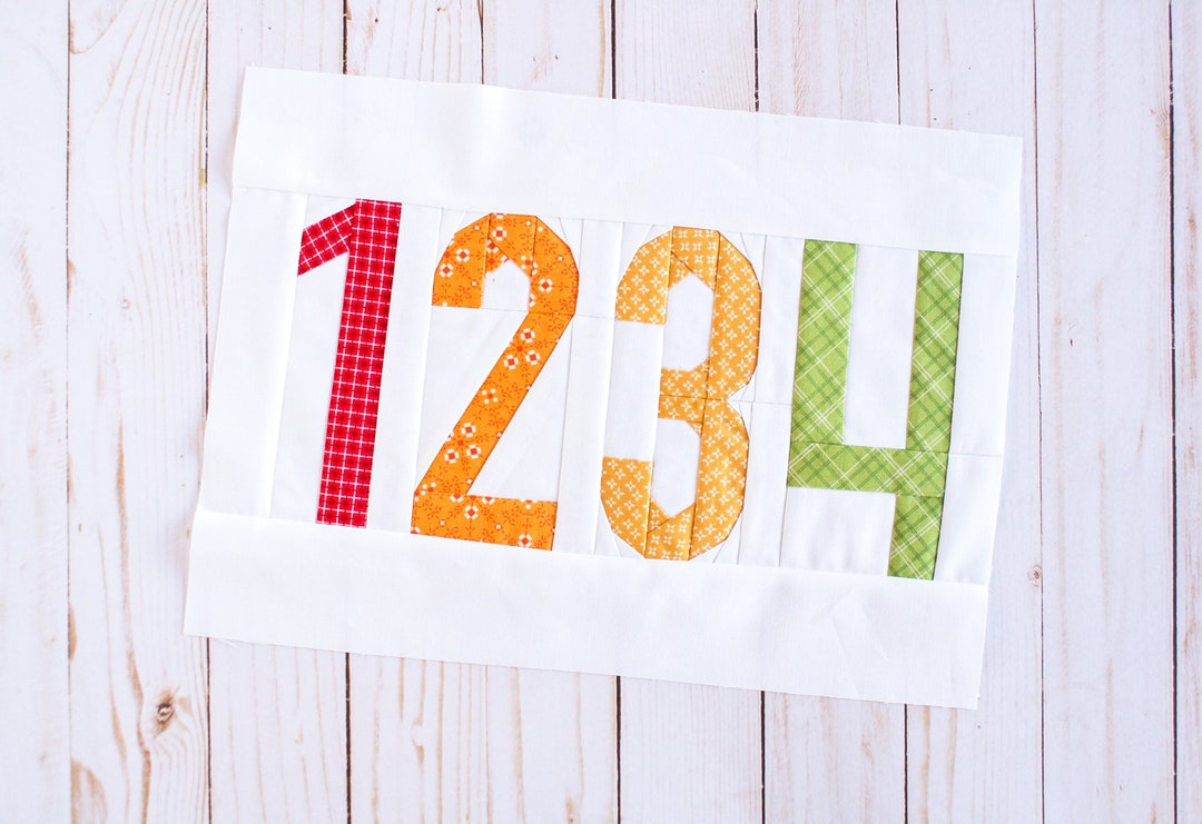 6-inch Number Punctuation FPP, Foundation Paper Piecing Patterns, Quilt ...