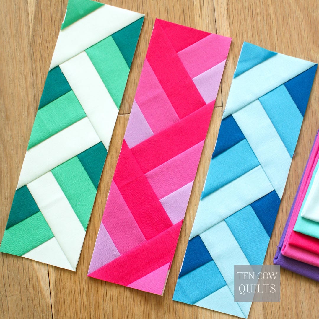 Lattice Strip Quilt Block Border: FPP Pattern (PDF Download) - 8 Sizes - Etsy