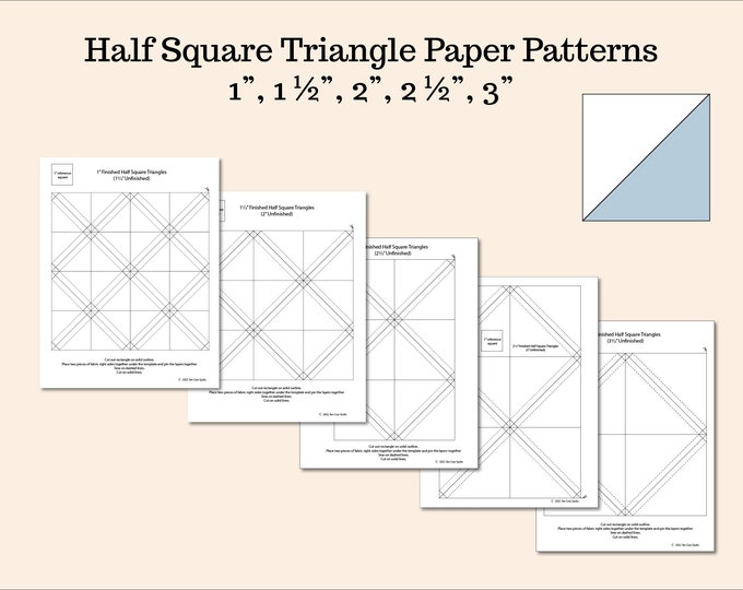 Vintage Half Square Triangle Quilt, Primitive Quilt, Bedding, Quilts - Etsy