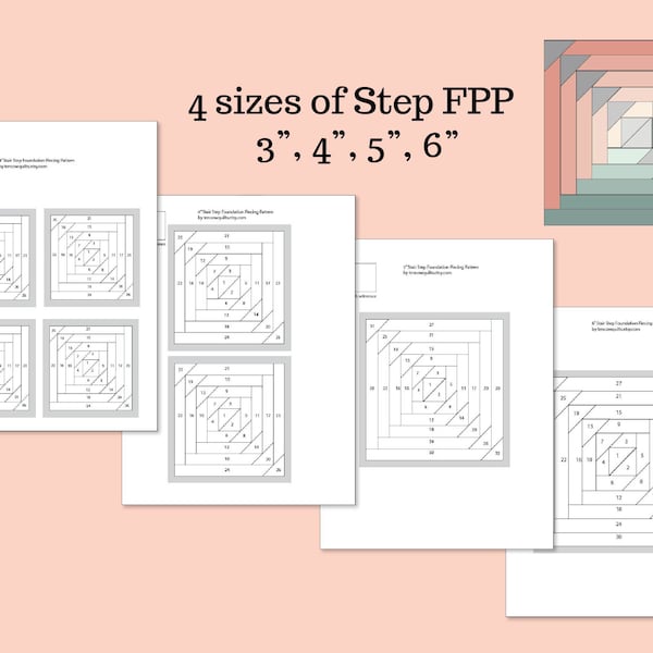 Stair Step Quilt Patterns - Etsy