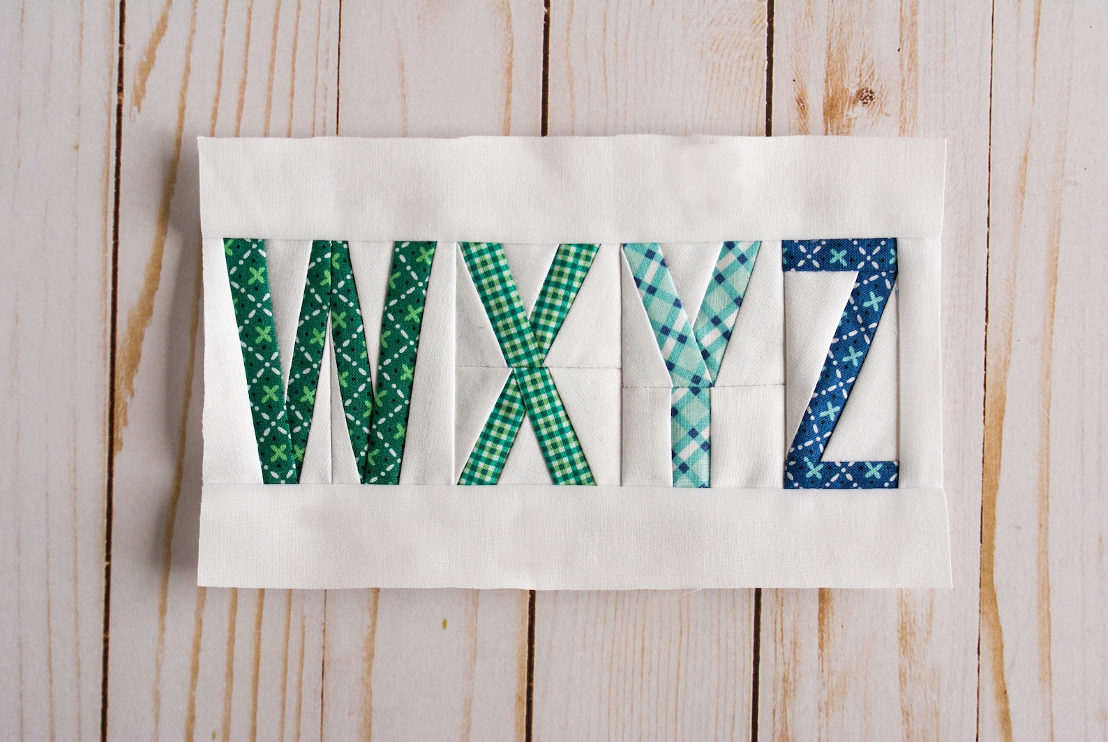 3-inch Alphabet Foundation Paper Piecing Pattern Abc's - Etsy