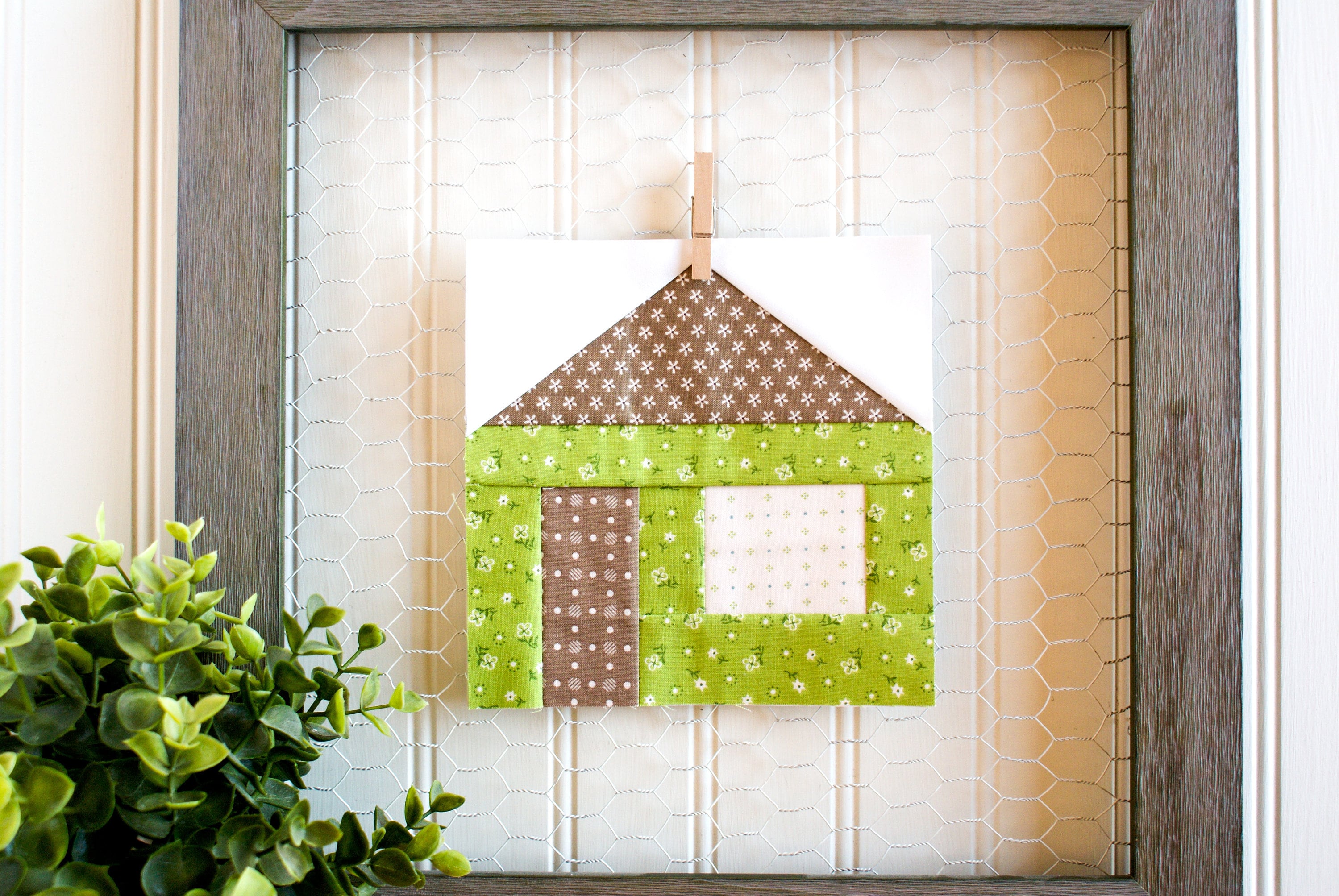 House Foundation Paper Piecing Pattern, FPP, Quilt Block, Multiple ...
