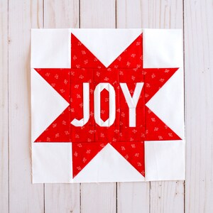 Joy Star Foundation Paper Piecing Pattern, Quilt Block, FPP, PDF ...