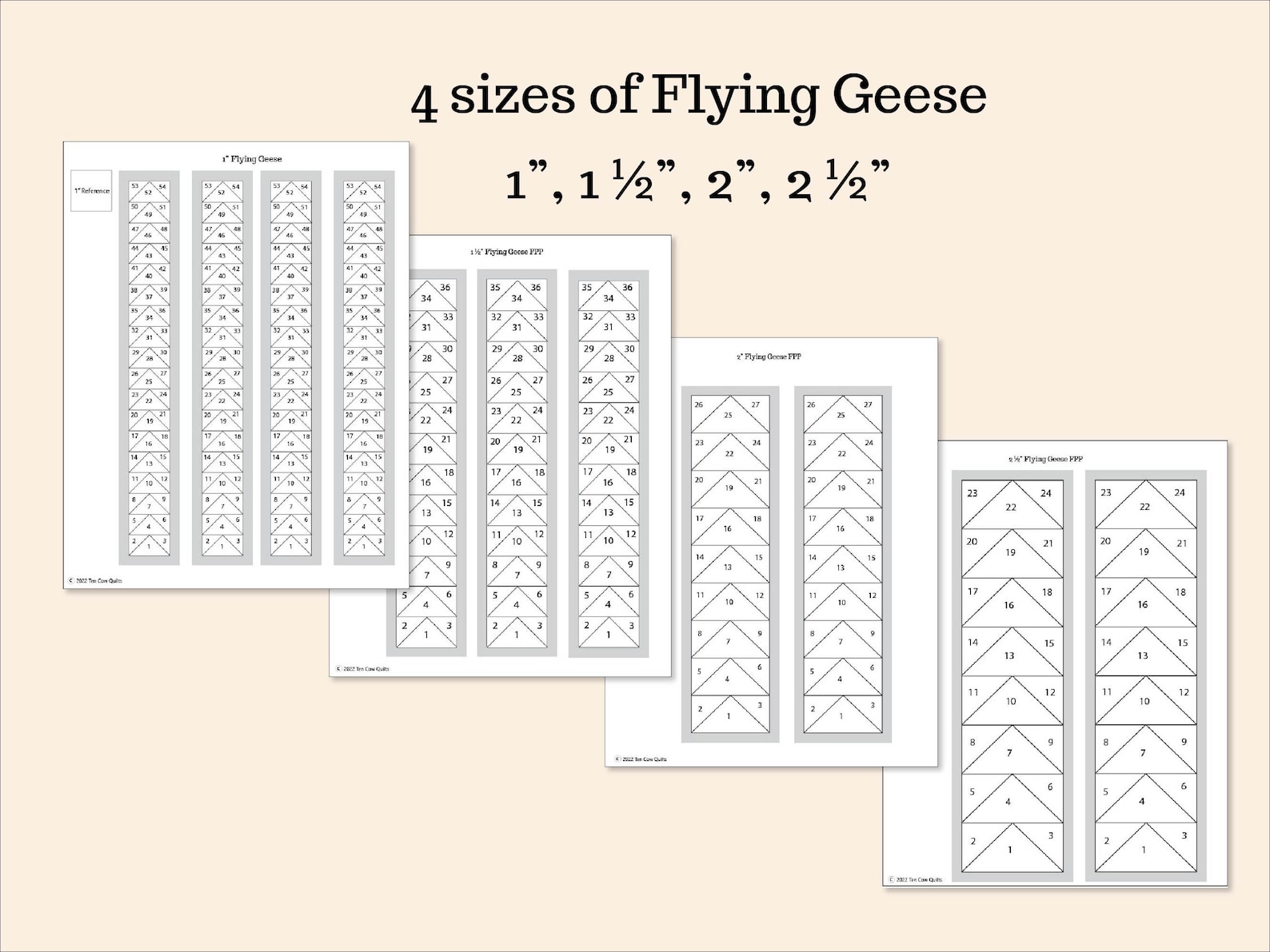 FPP Bundle Borders Strips Flying Geese Basket Weave Strip - Etsy