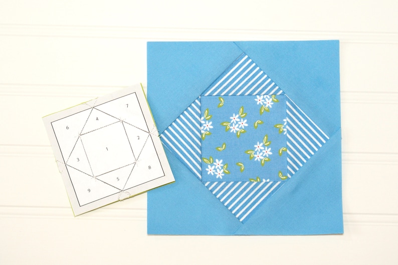 Economy Quilt Block Pattern, Foundation Paper Pieced, FPP, Square in a ...