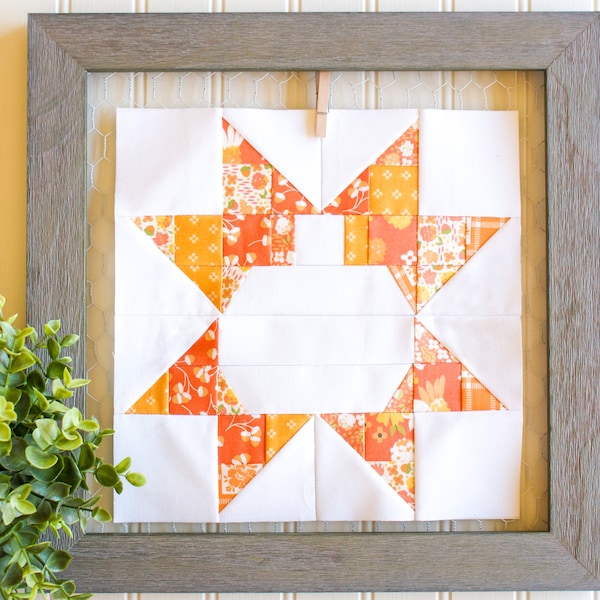 Autumn Star Quilt Pattern - Etsy