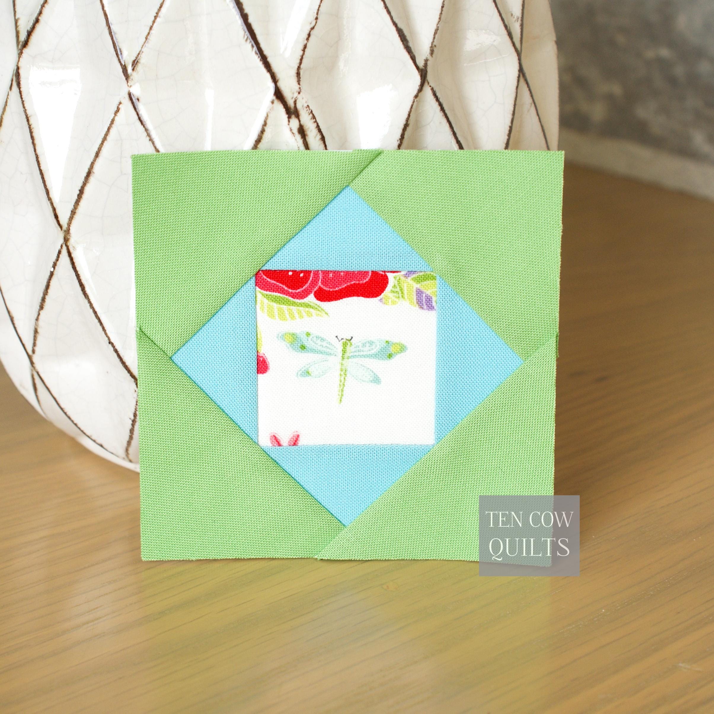 Economy Pattern 7 Sizes Included, Foundation Paper Pieced, FPP, Square ...