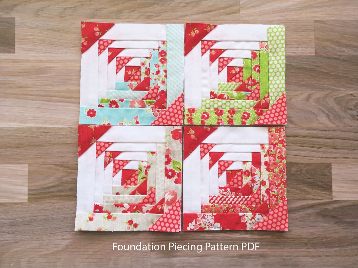 Stair Step Quilt Block Pattern PDF Foundation Piecing Paper - Etsy