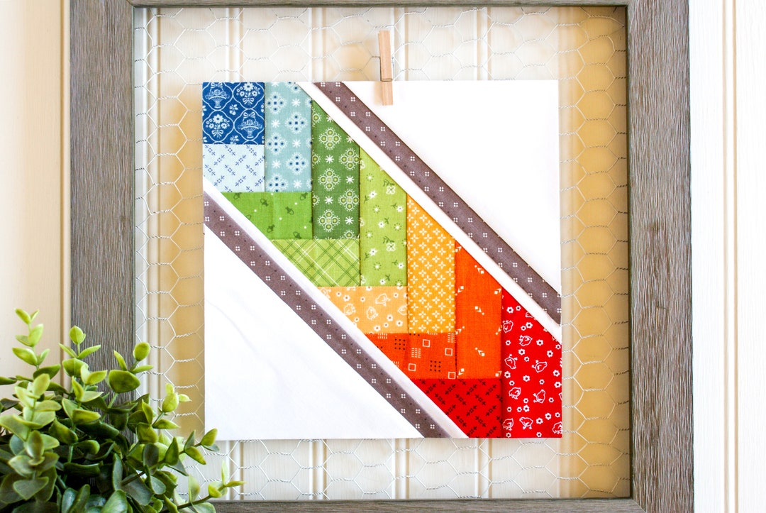 Ladder Foundation Paper Piecing Pattern, Quilt Block, FPP, Multiple ...