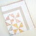 Pinwheel Baby Quilt Pattern Beginner Easy Small Mini Charm - Etsy