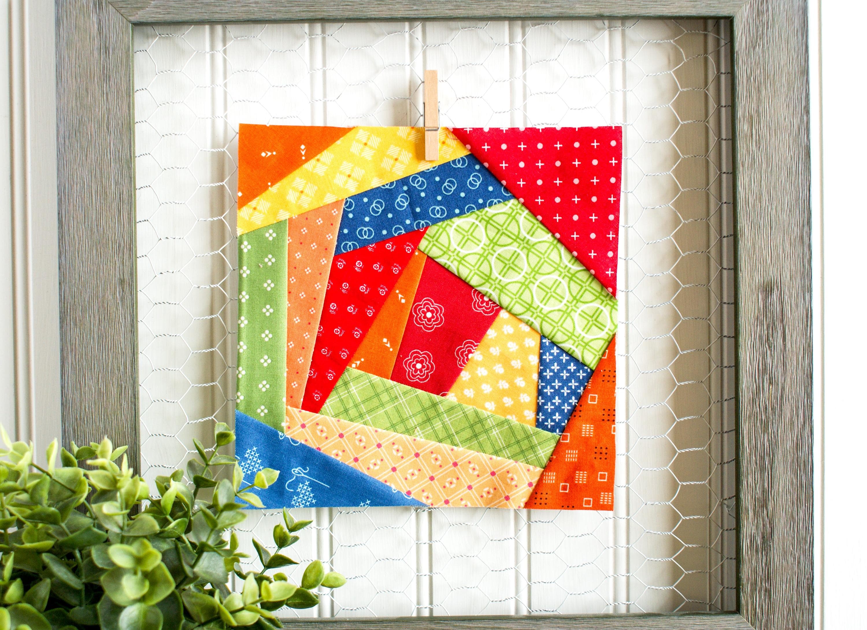 Crazy Scrap Bundle Quilt Block Patterns: Foundation Paper Pieced, 6 ...