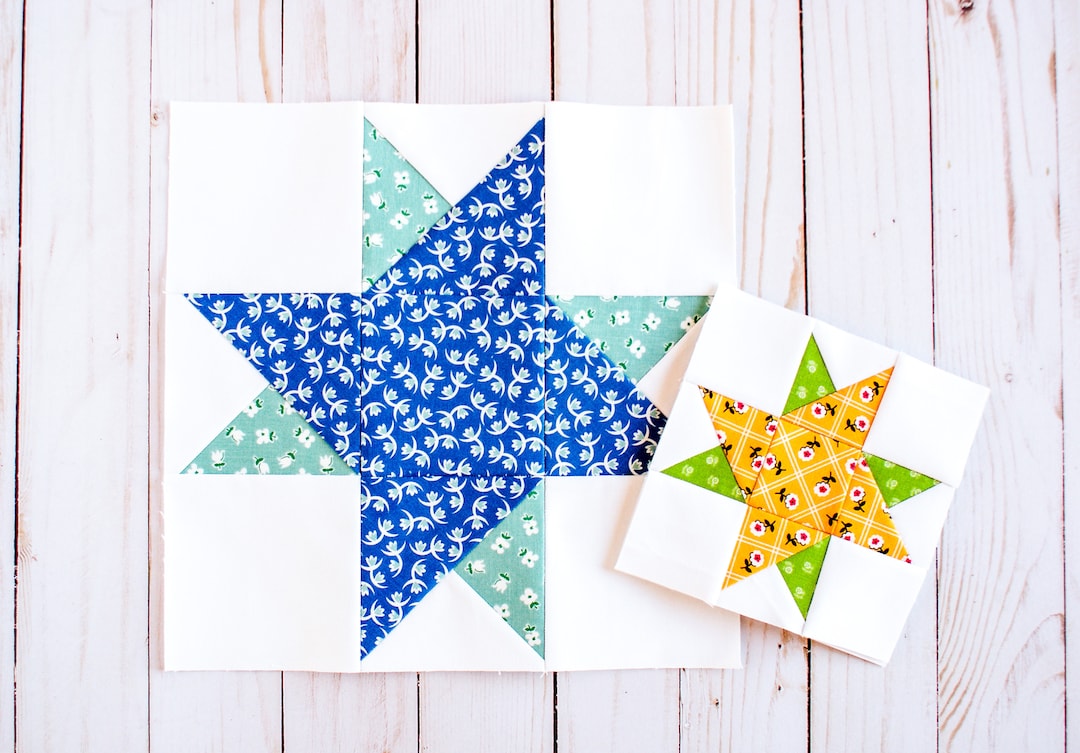 Twirly Star Foundation Paper Piecing Pattern, FPP, Quilt Block ...