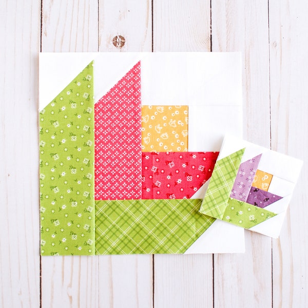 Flower Quilt Block - Etsy