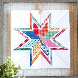 Outline Star Foundation Paper Piecing Pattern, FPP, PDF Download ...