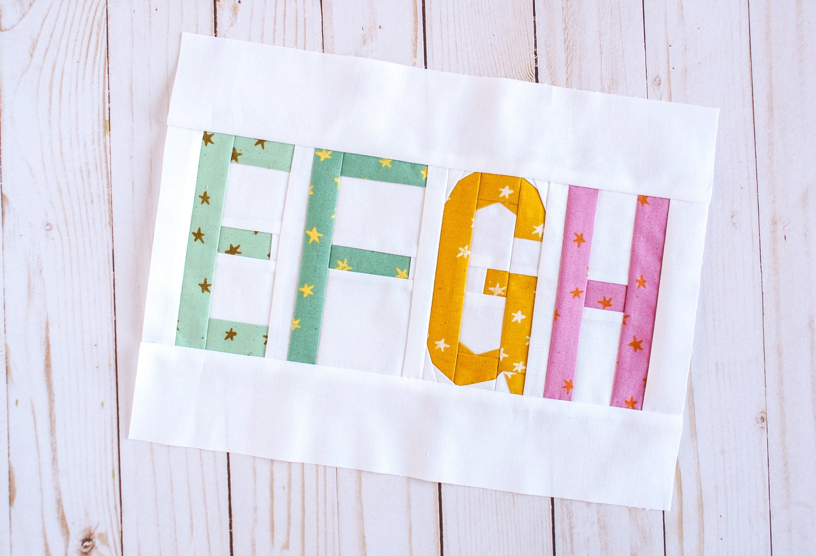 6-inch Alphabet FPP, Foundation Paper Piecing, Pattern, Quilt Blocks ...