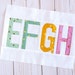 6-inch Alphabet FPP, Foundation Paper Piecing, Pattern, Quilt Blocks ...