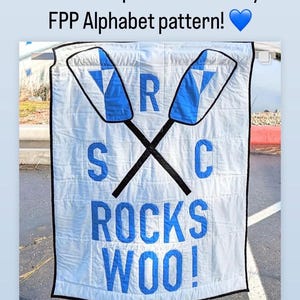 New 7-inch Alphabet FPP, Letter, Foundation Paper Piecing Pattern, Name ...