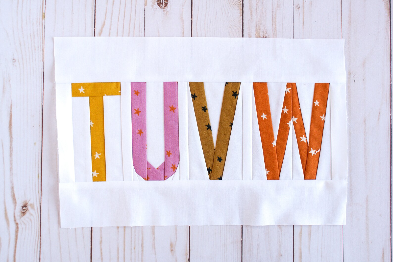 6-inch Alphabet FPP, Foundation Paper Piecing, Pattern, Quilt Blocks ...