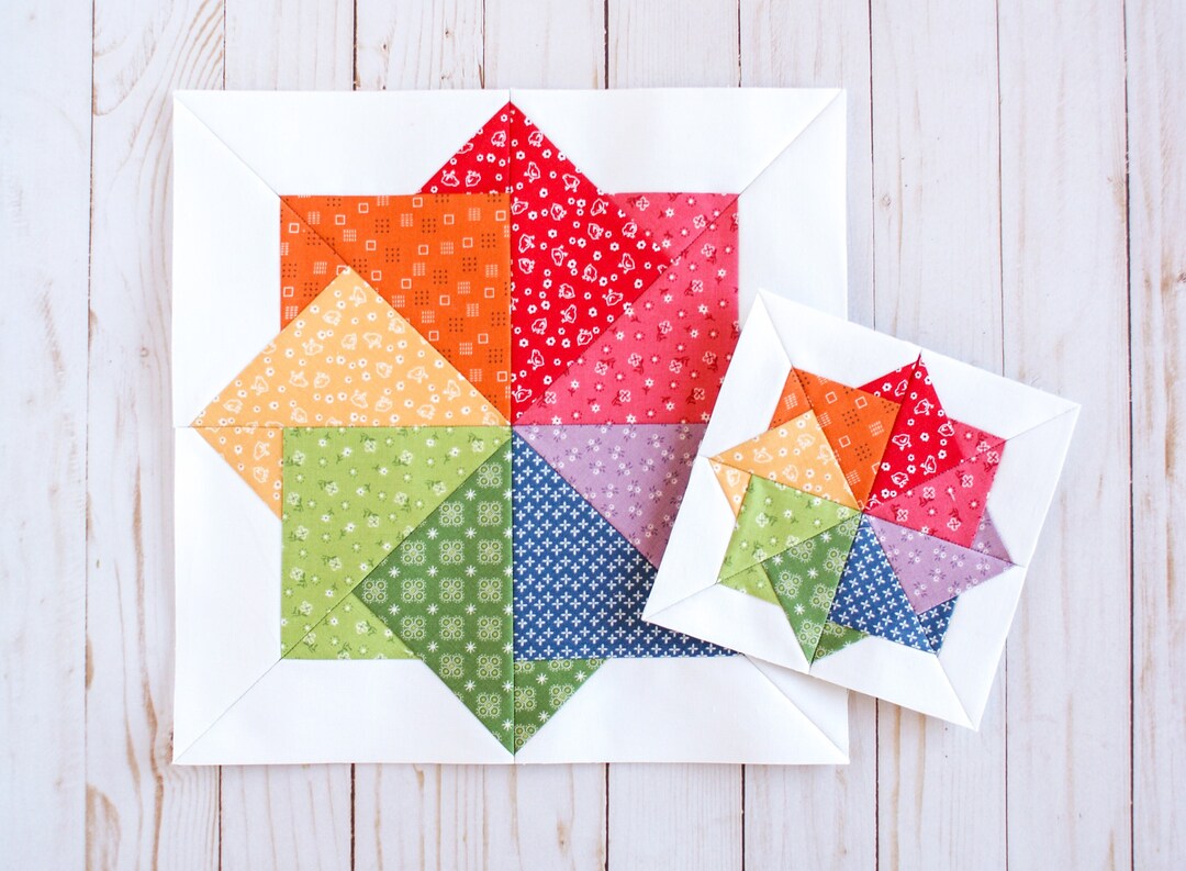 Card Trick 6 Sizes Quilt Block Pattern: Foundation Paper Piecing ...