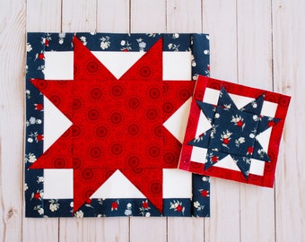 Lilly Flower Foundation Paper Piecing Pattern, FPP, Quilt Block ...