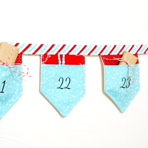 Christmas Advent Pattern, Bunting Banner Countdown, Days Until, Garland ...