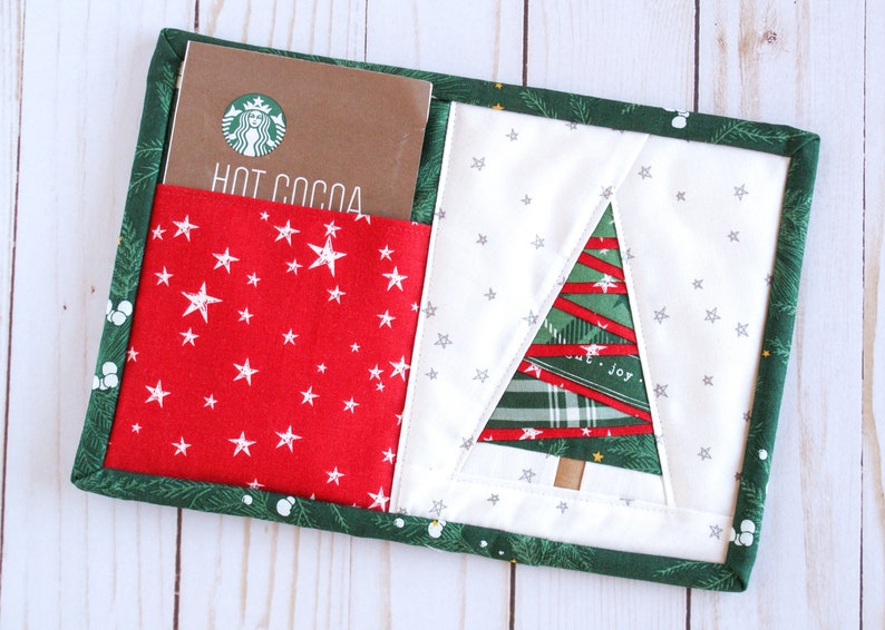 Christmas Mug Rug Pattern Foundation Paper Piecing Tree - Etsy