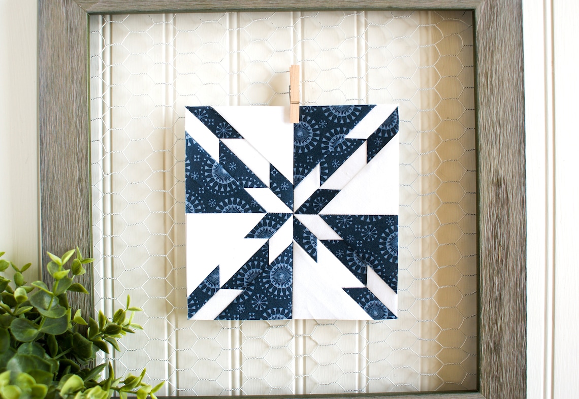 Hunter Star Foundation Paper Piecing Pattern, FPP, Quilt Block ...