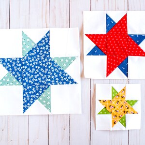 Twirly Star Foundation Paper Piecing Pattern, FPP, Quilt Block ...