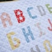 Alphabet Quilt Block Pattern, ABC, 5 Blocks, Personalized Quilt, Name ...