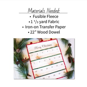 Advent Calendar Pattern, Quilted, PDF Download, DIY, 24 Pockets ...