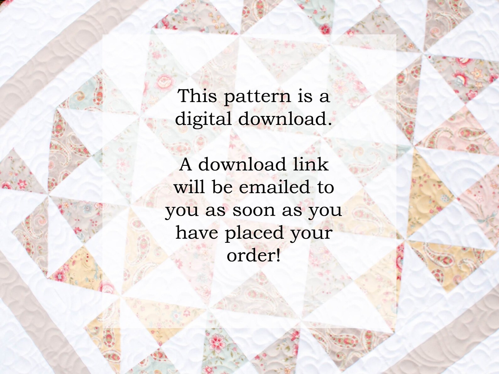 Pinwheel Baby Quilt Pattern Beginner Easy Small Mini Charm - Etsy