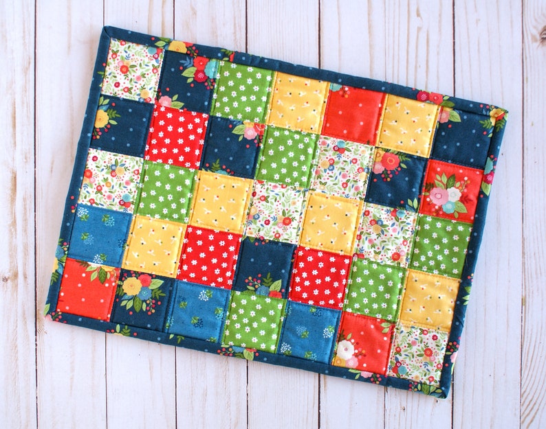 Large Hot Pad Pattern Patchwork Quilted Trivet for Casserole - Etsy