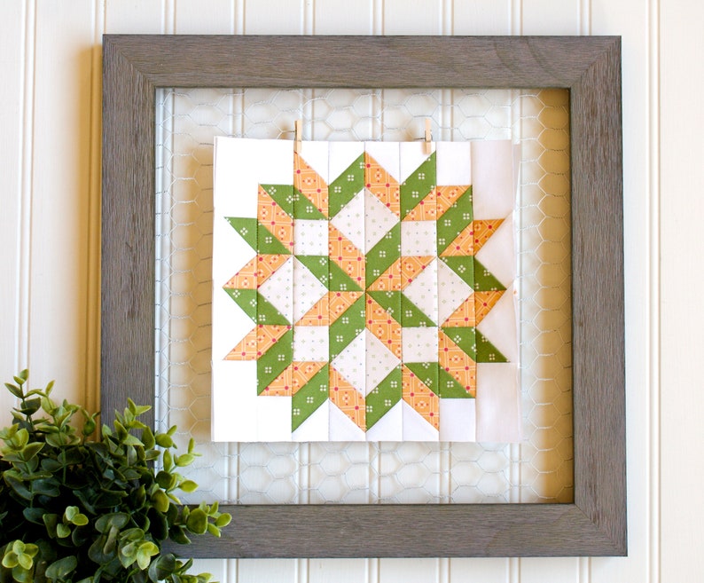 Heritage Star, Quilt Block, Foundation Paper Pieced, Carpenter, FPP ...