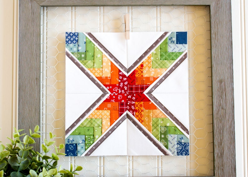 Ladder Foundation Paper Piecing Pattern, Quilt Block, FPP, Multiple ...