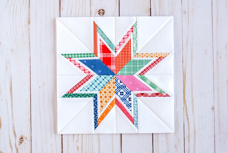 Outline Star Foundation Paper Piecing Pattern FPP PDF - Etsy