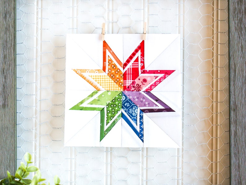 Outline Star Foundation Paper Piecing Pattern, FPP, PDF Download ...