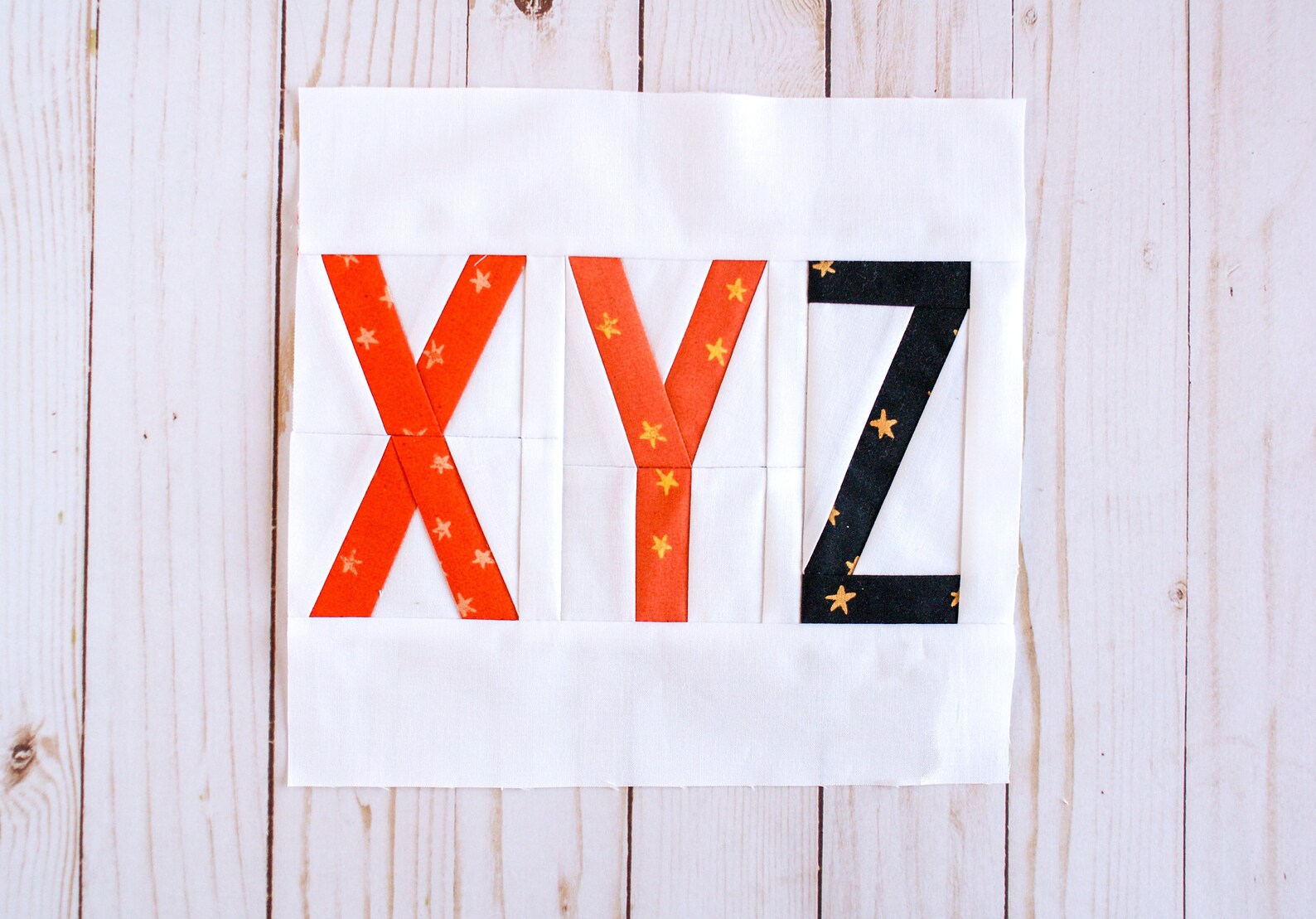 6-inch Alphabet FPP, Foundation Paper Piecing, Pattern, Quilt Blocks ...