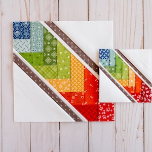 Ladder Foundation Paper Piecing Pattern, Quilt Block, FPP, Multiple ...