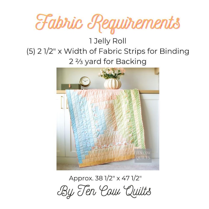 Jelly Steps Quilt Pattern, Courthouse Sewing Pattern, Jelly Roll, PDF ...