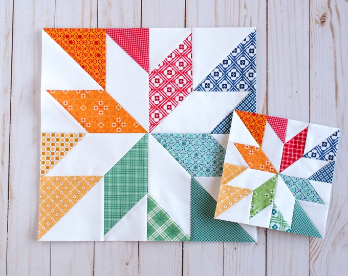 Clover Leaf Paper Pieced Block Pattern in PDF - Etsy Canada