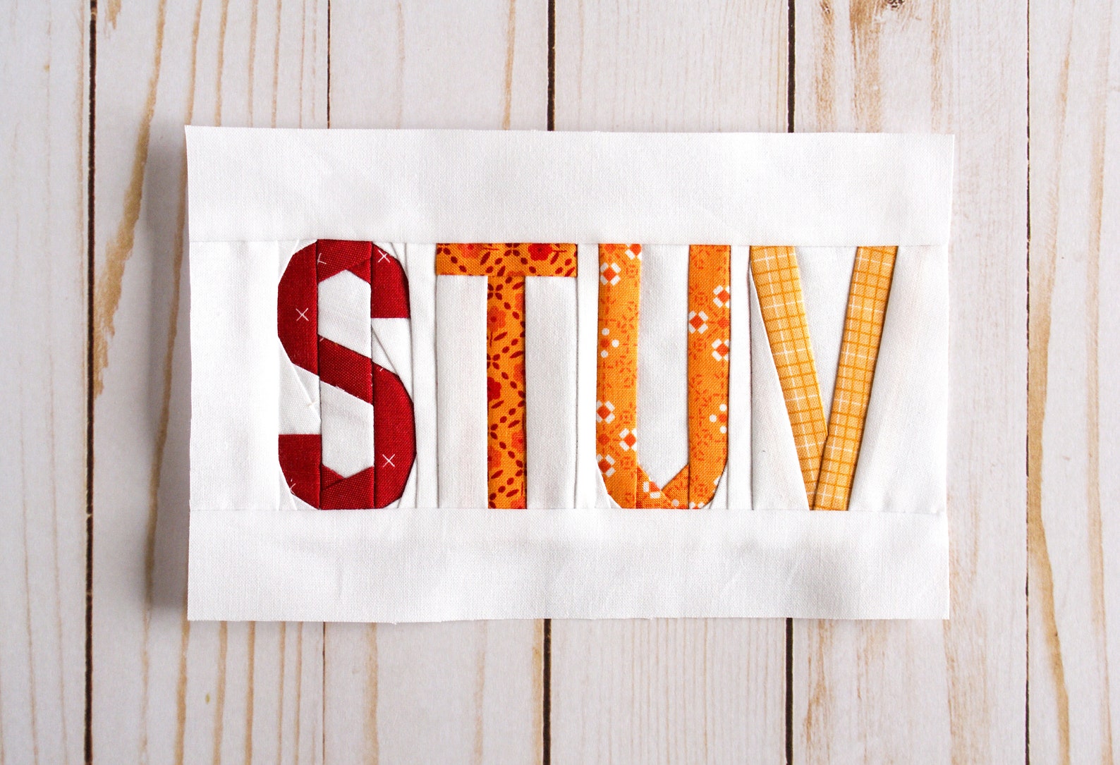 3-inch Alphabet Foundation Paper Piecing Pattern Abc's - Etsy